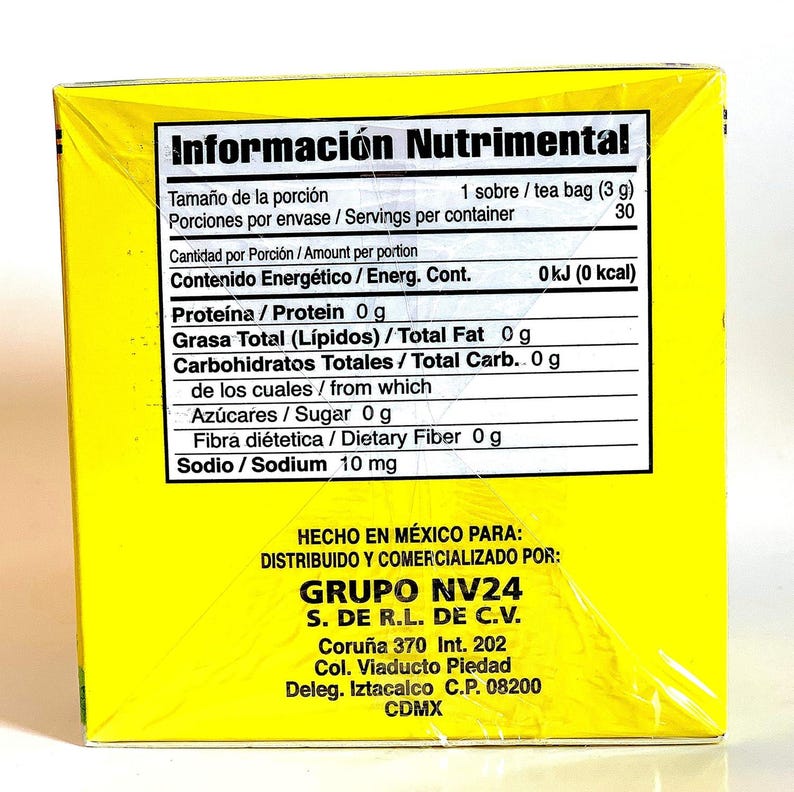 Tea CHUPA Panza | Tea Based With Ginger Root, Pineapple, Flax ...