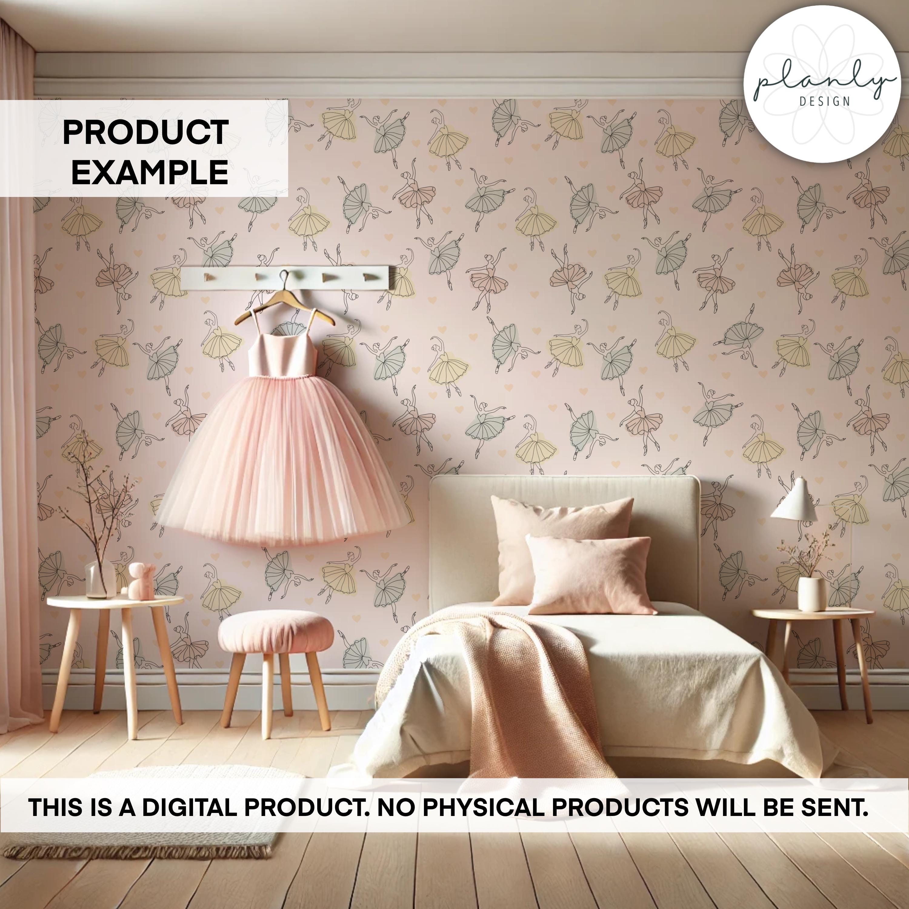 Seamless Dance Pattern, Seamless Ballerina Pattern, Cute Ballet ...