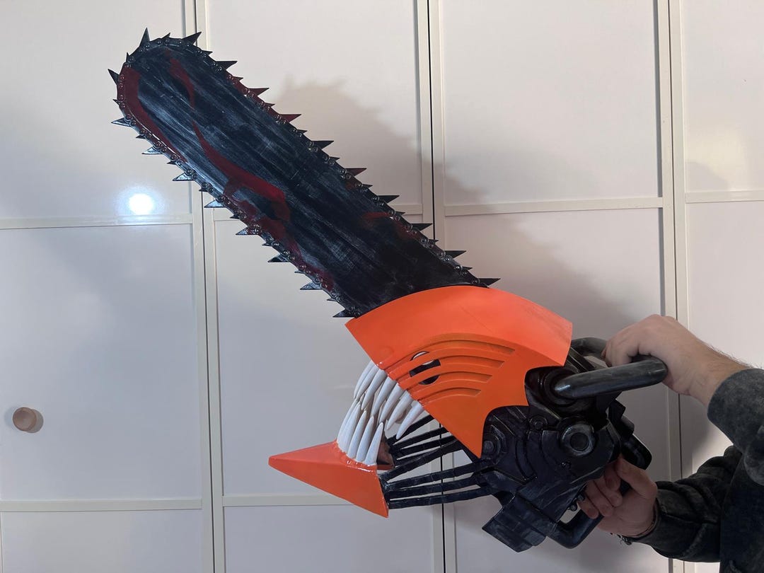 Buy Chainsawman Denji Helmet Costume/cosplay/weapon/sword Online in ...