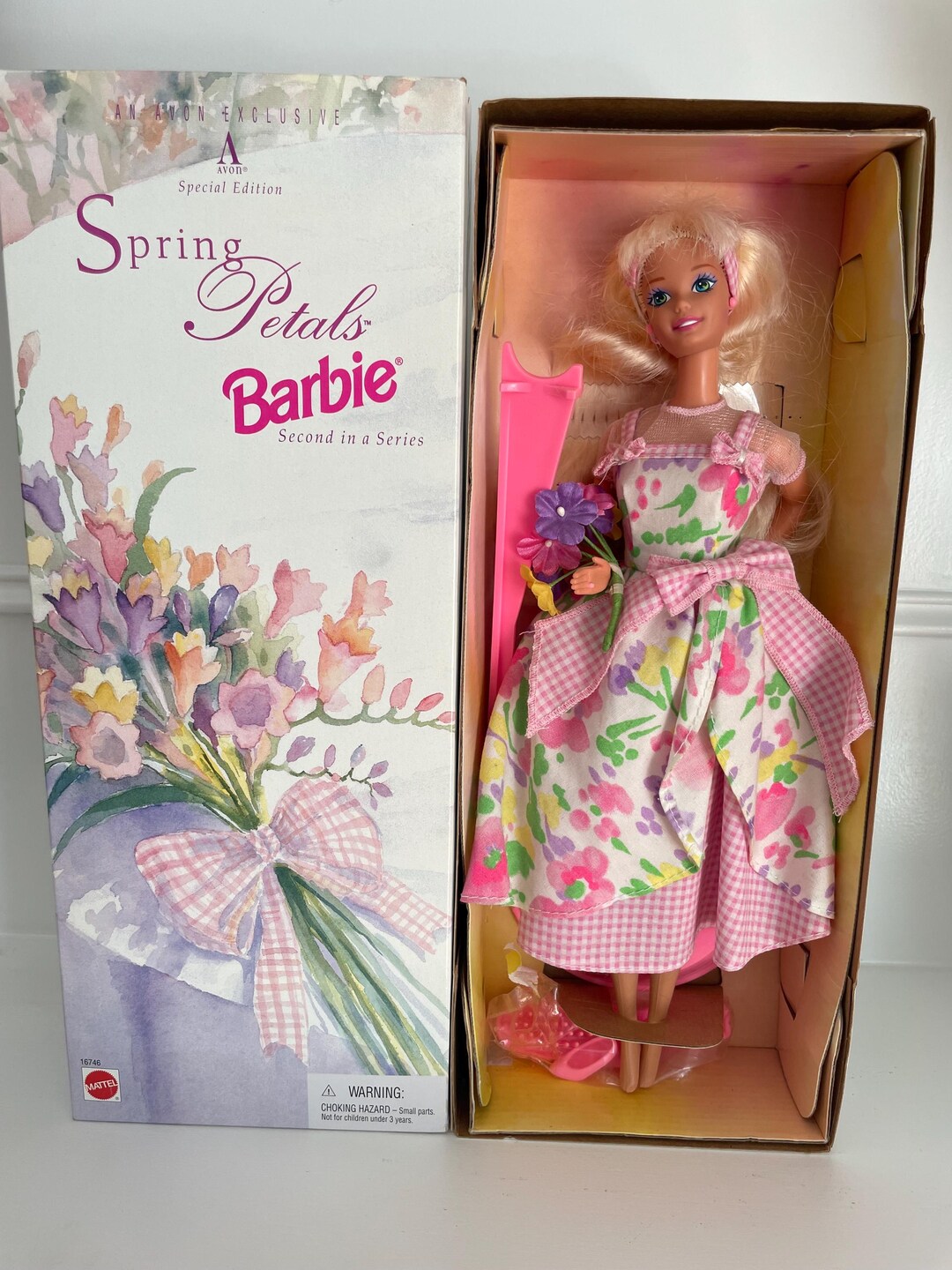 Vintage 1996 Barbie Dolls Avon Toys Collectibles Spring Petals - Etsy