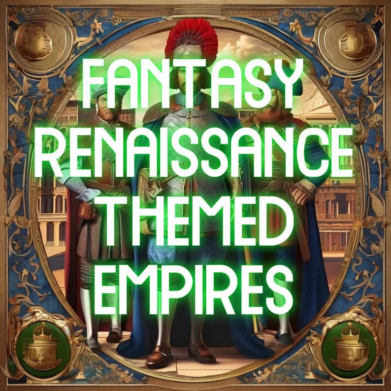 Fantasy Tabletop Renaissance-themed Empires BIG STL Pack STL digital ...