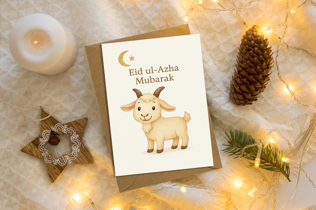 Eid Ul-azha Greeting Card - Digital Download - Etsy