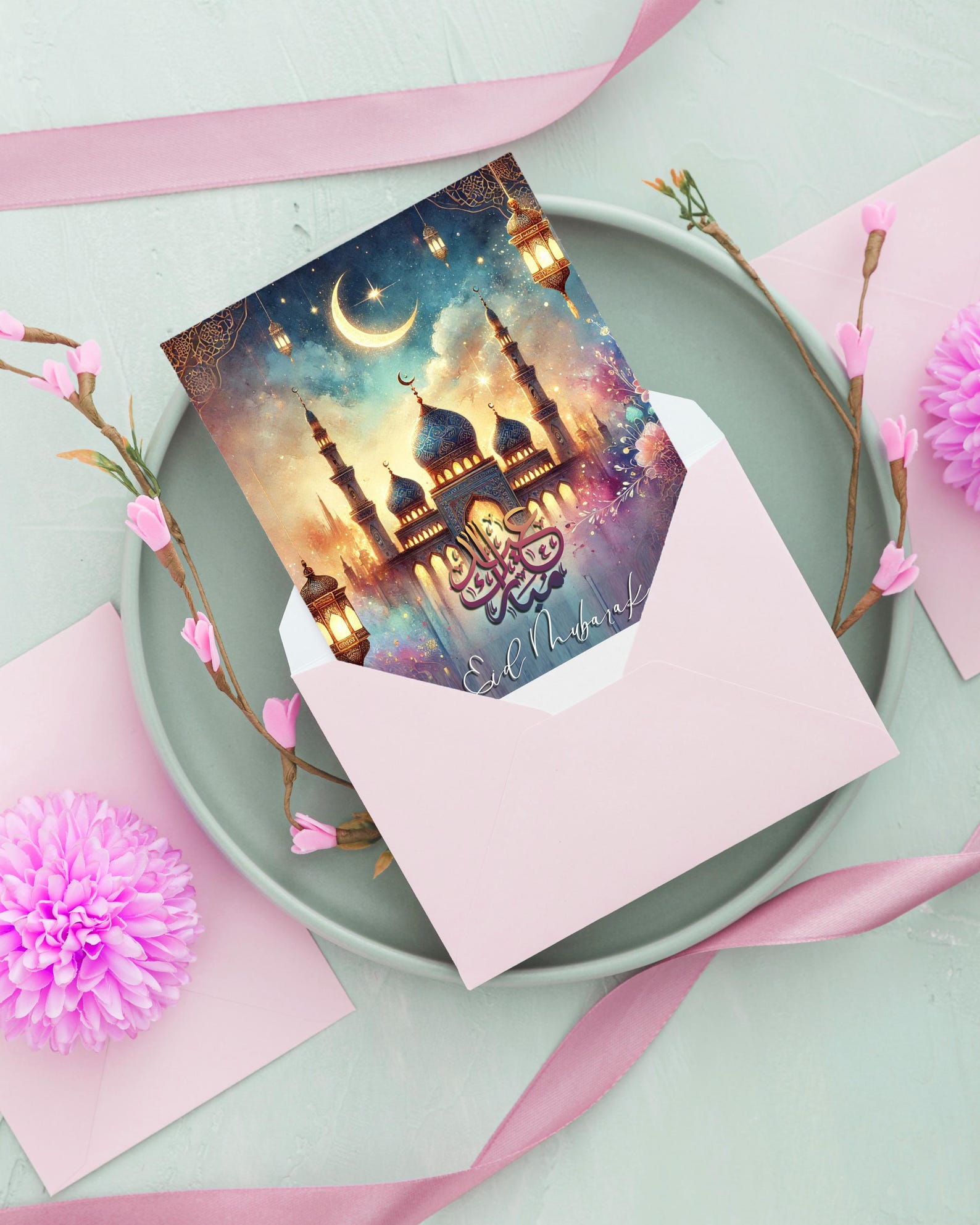 Greeting Cards, Eid Greeting Cards, Eid Cards, Eid Mubarak Greeting ...