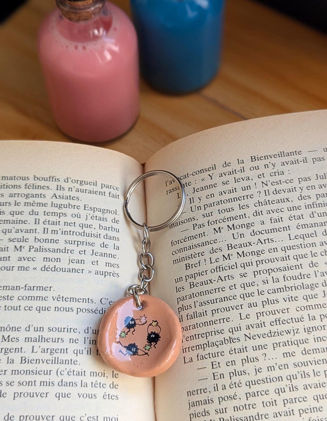 Keychain Worry Stone: Handmade Anti-stress Pebble - Portable Anxiety ...