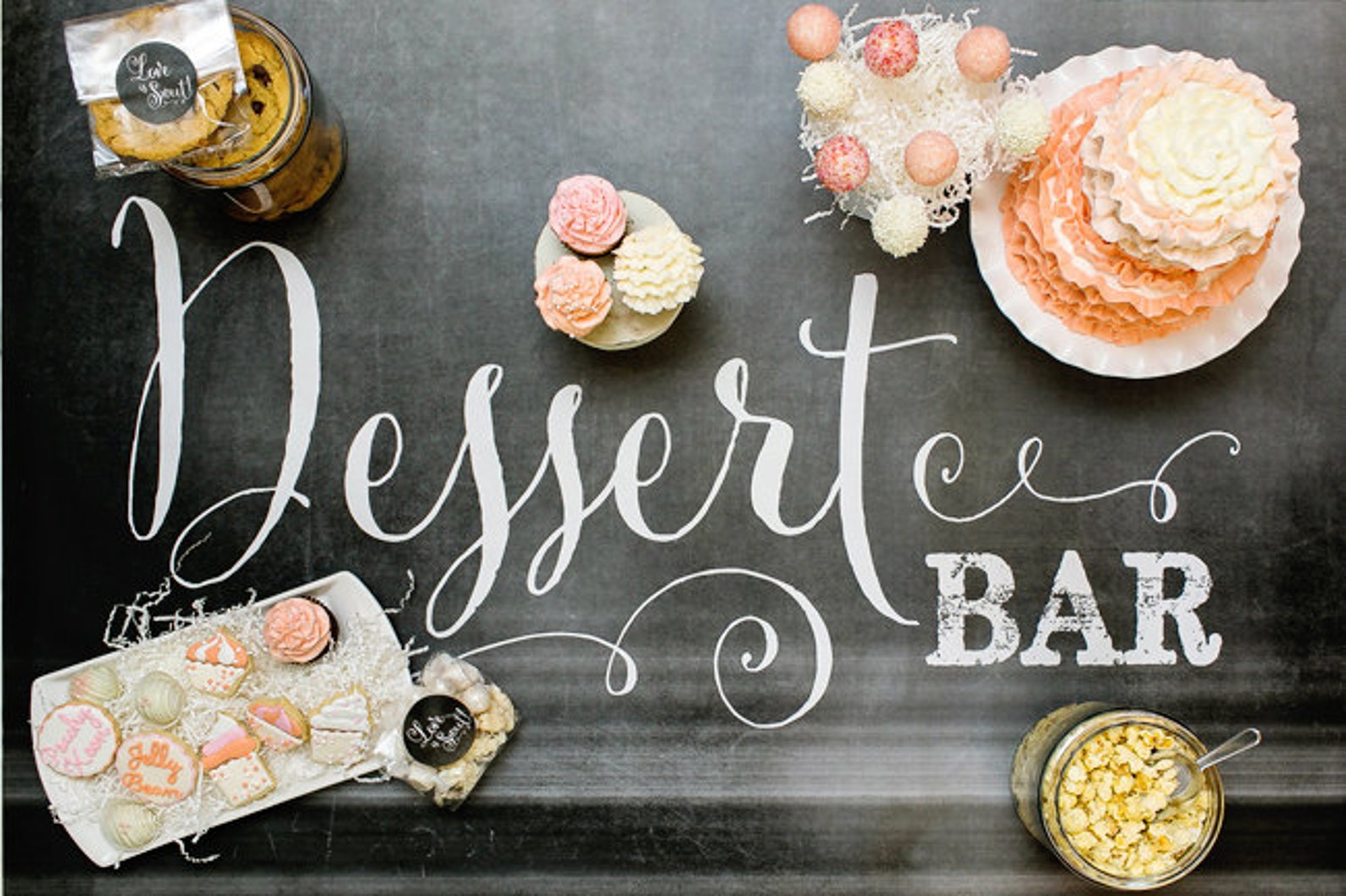 Dessert Bar Chalkboard Sign INSTANT DOWNLOAD - Etsy