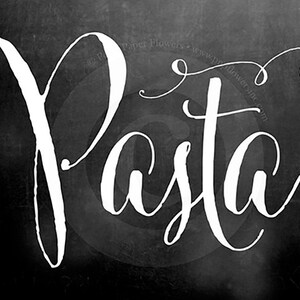 Pasta Bar Signs (2 Options Included) ---> INSTANT DOWNLOAD - Etsy