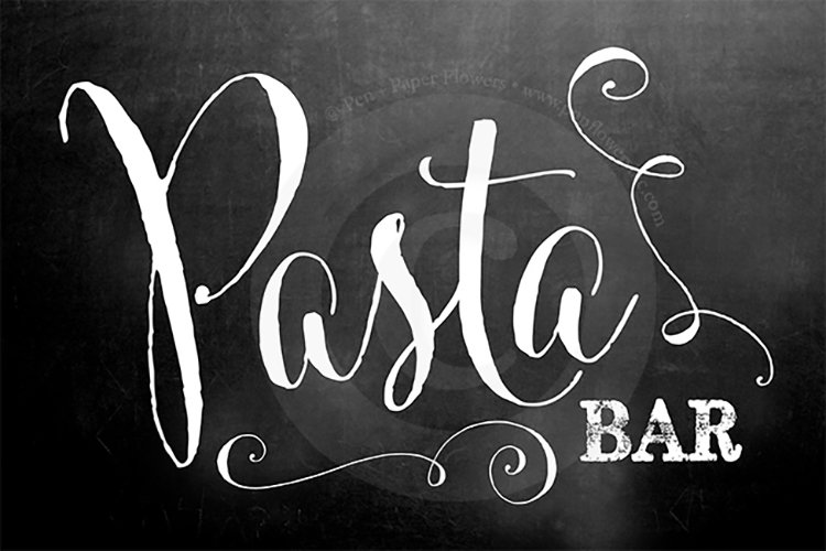 Pasta Bar Signs 2 Options Included INSTANT DOWNLOAD - Etsy