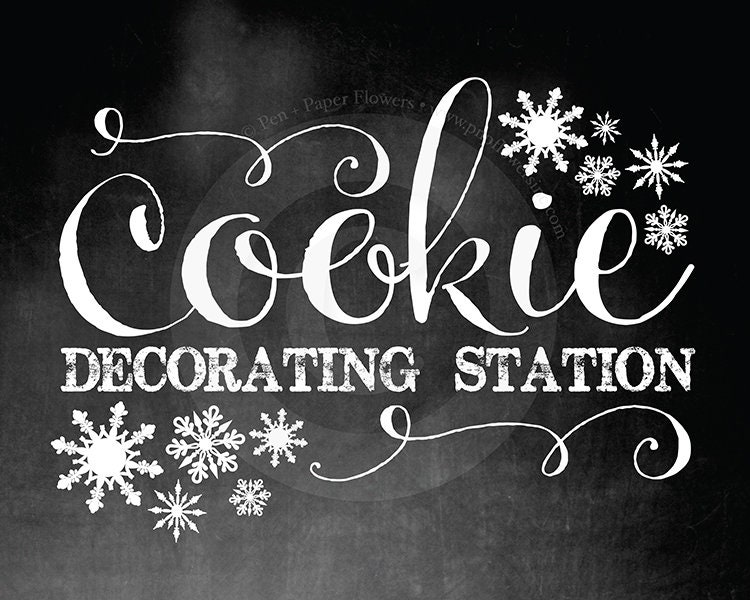 Cookie Decorating Signs INSTANT DOWNLOAD - Etsy