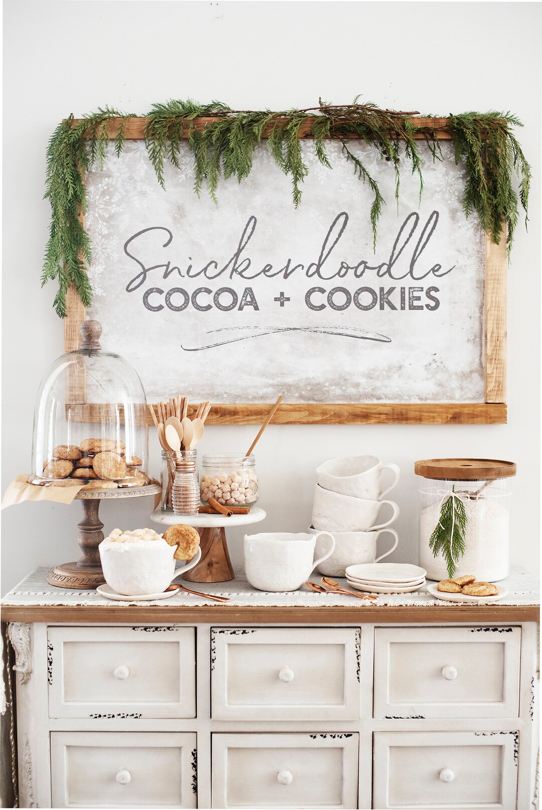 Snickerdoodle Cocoa and Cookies Sign - INSTANT DOWNLOAD - PIY ...