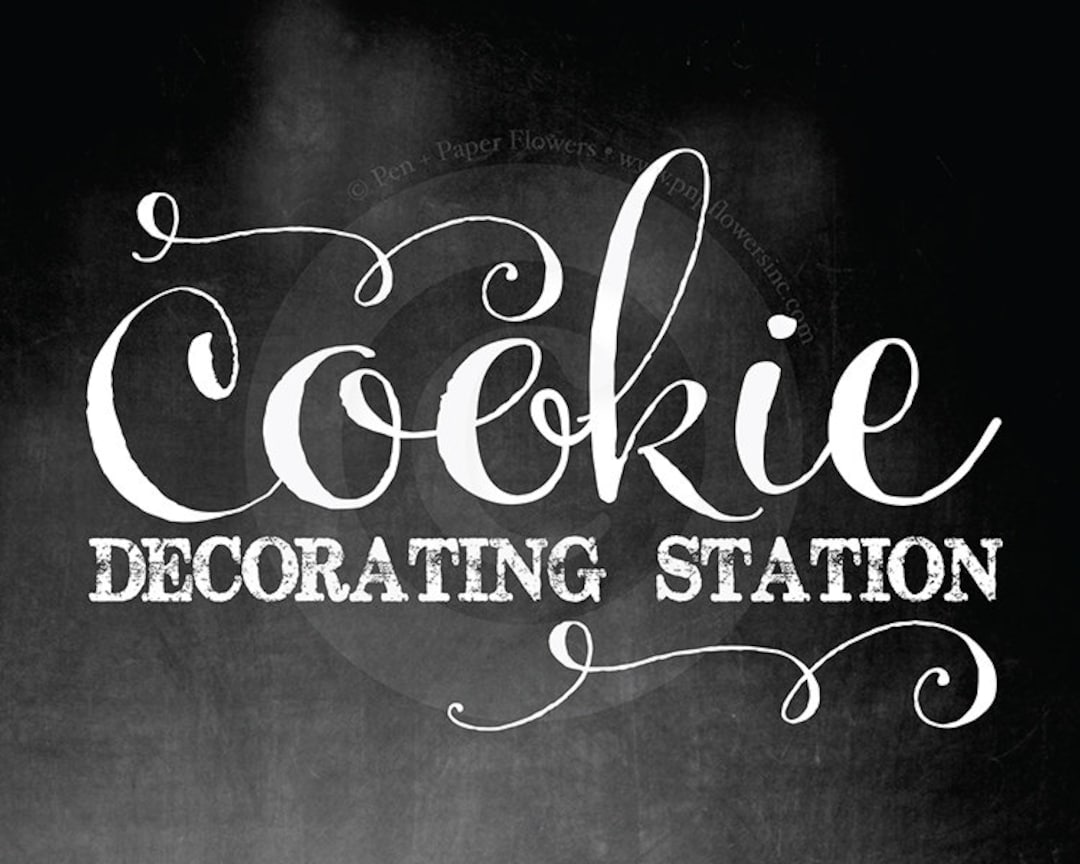 Cookie Decorating Signs INSTANT DOWNLOAD - Etsy
