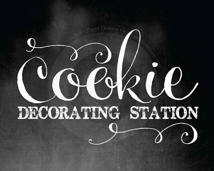 Cookie Decorating Signs INSTANT DOWNLOAD - Etsy