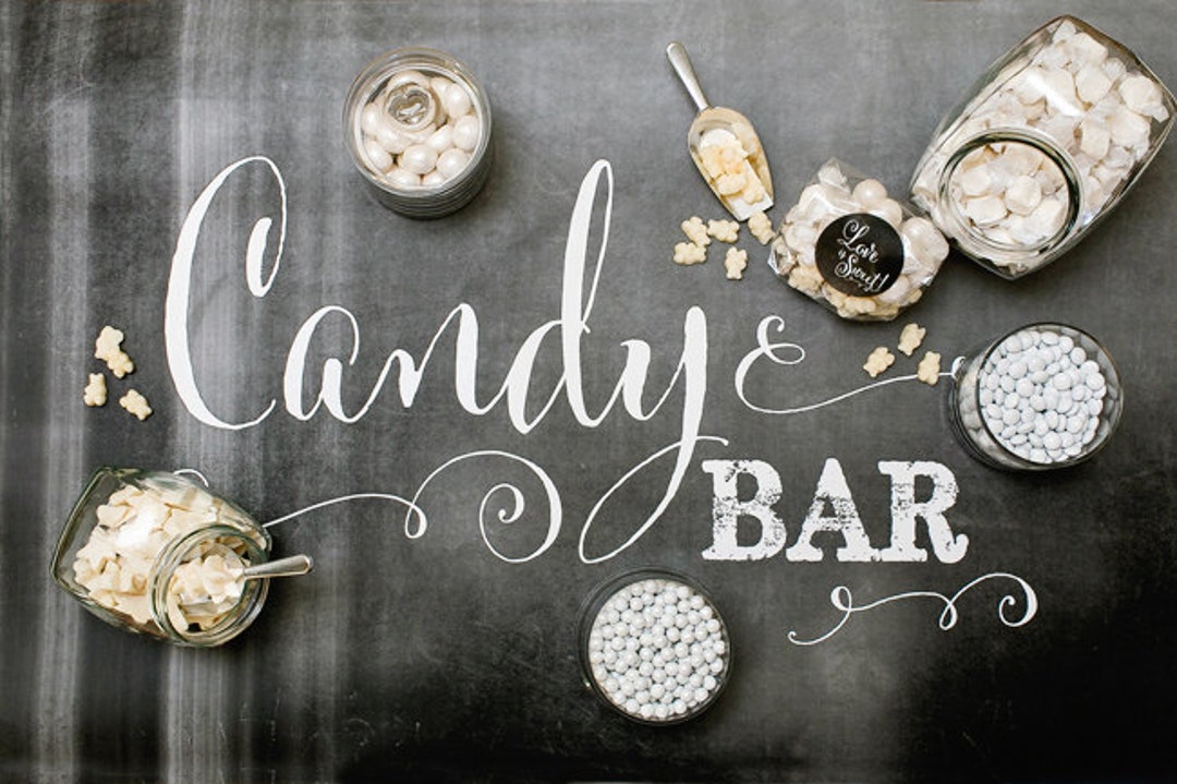 Chalkboard Candy Bar Sign - 24x36 Sign - INSTANT DOWNLOAD - Etsy