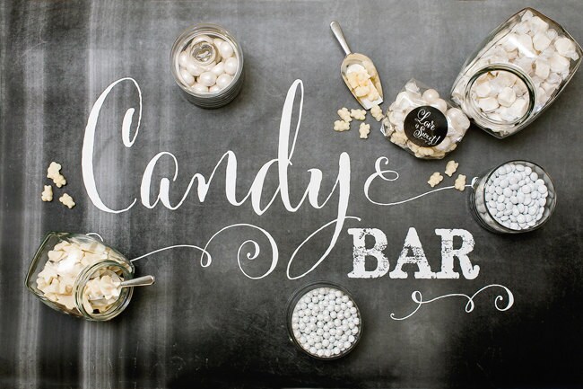 Chalkboard Candy Bar Sign 24x36 Sign INSTANT DOWNLOAD | Etsy