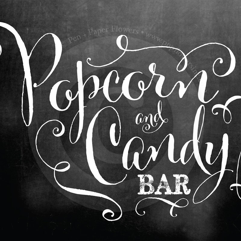 Popcorn Sign - Etsy
