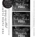 Pizza Bar Sign, Menu and Labels Set INSTANT DOWNLOAD - Etsy