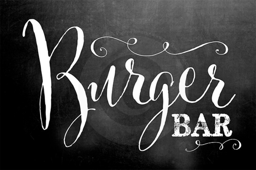 Burger Bar Collection ---> INSTANT DOWNLOAD - Etsy