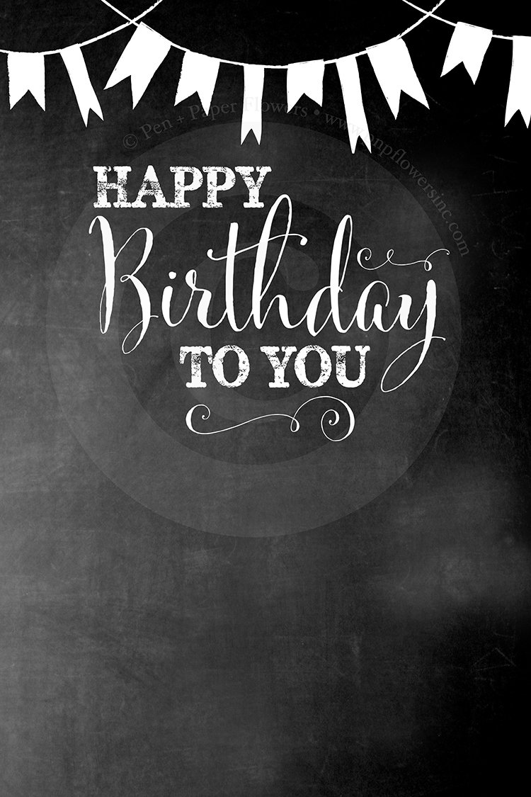 Happy Birthday Signs FOUR Styles INSTANT DOWNLOADS - Etsy