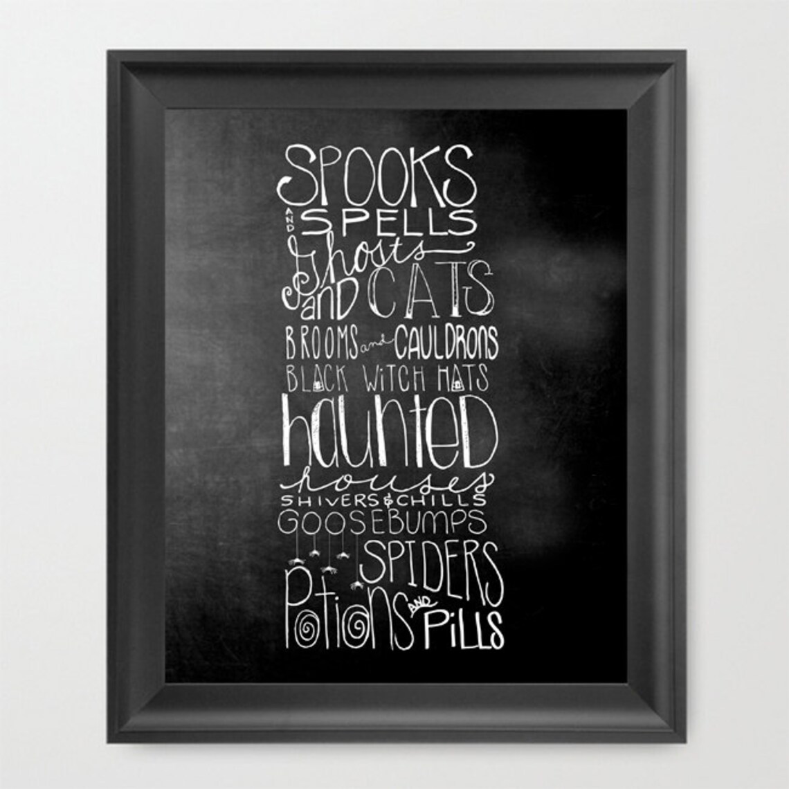 Halloween Poem Poster - Etsy