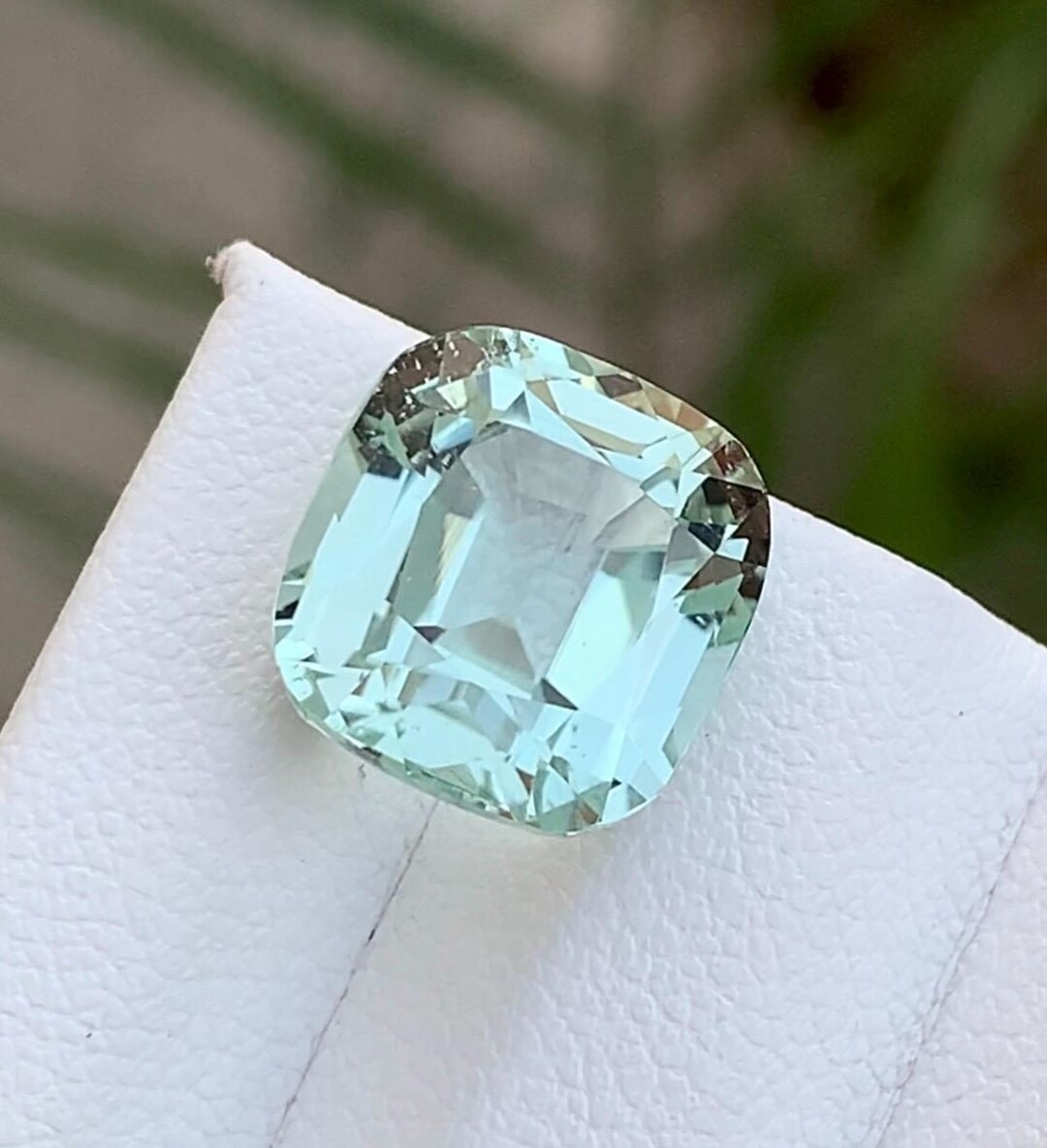8.70 Crt Natural Green Beryl Loose Gemstone: Faceted Cut Collector's ...