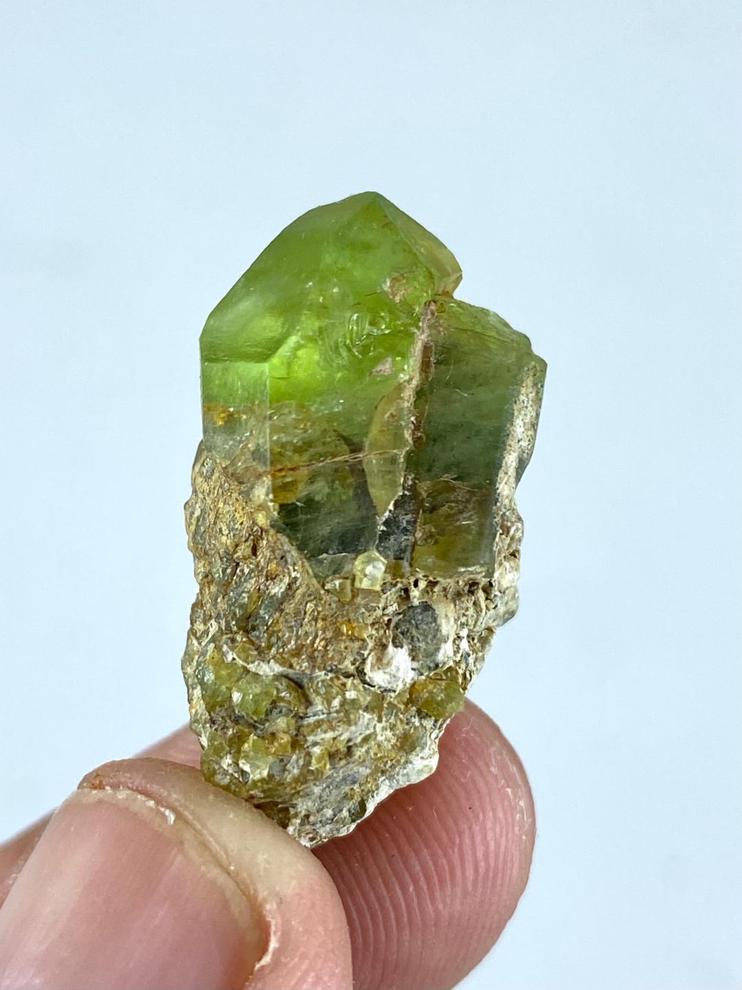Natural 50 Ct Raw Peridot Stone | Rough Green Crystal | Uncut August ...