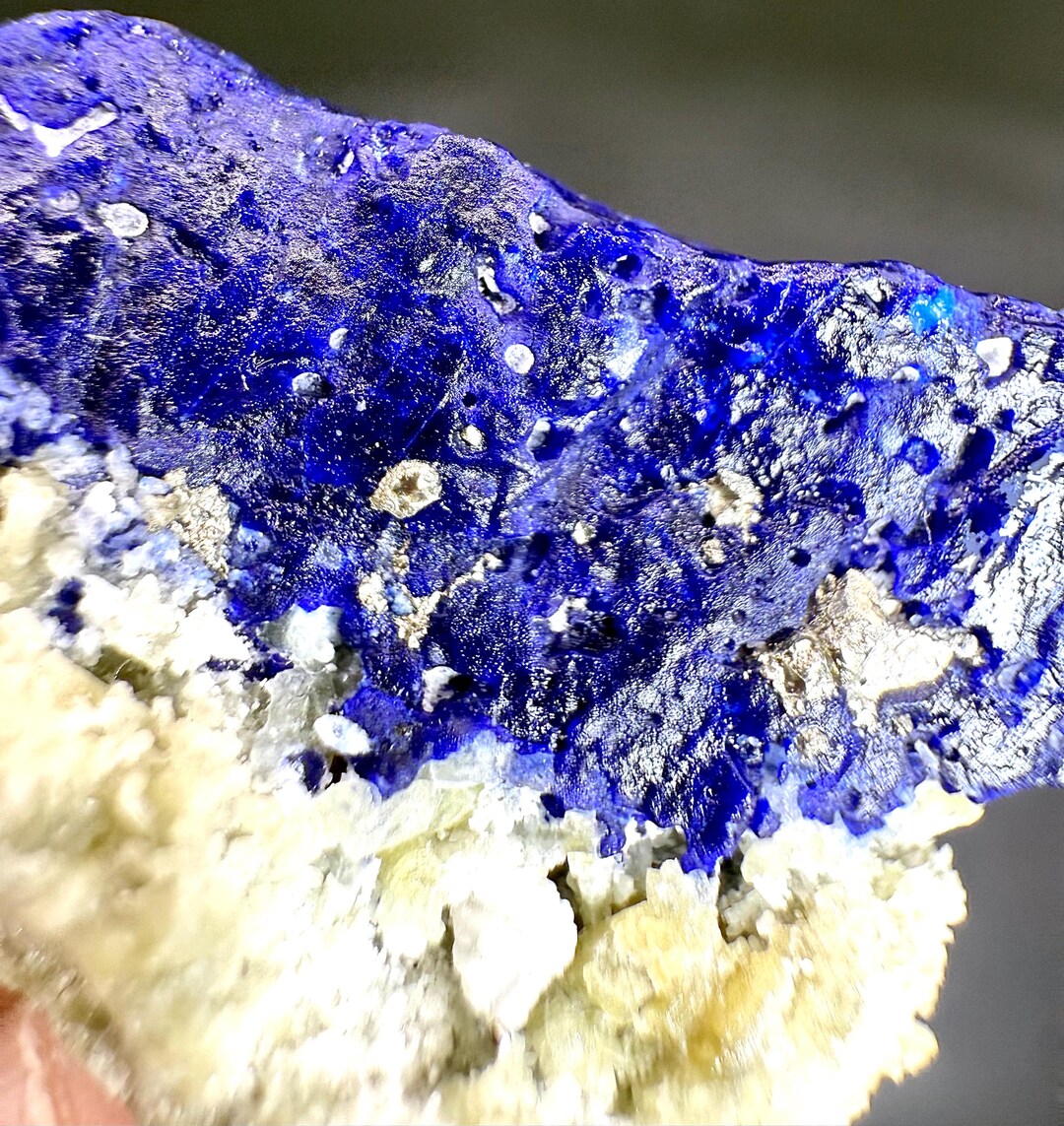 105 Carat Raw Lazurite Crystal | Deep Blue Mineral Specimen - Etsy