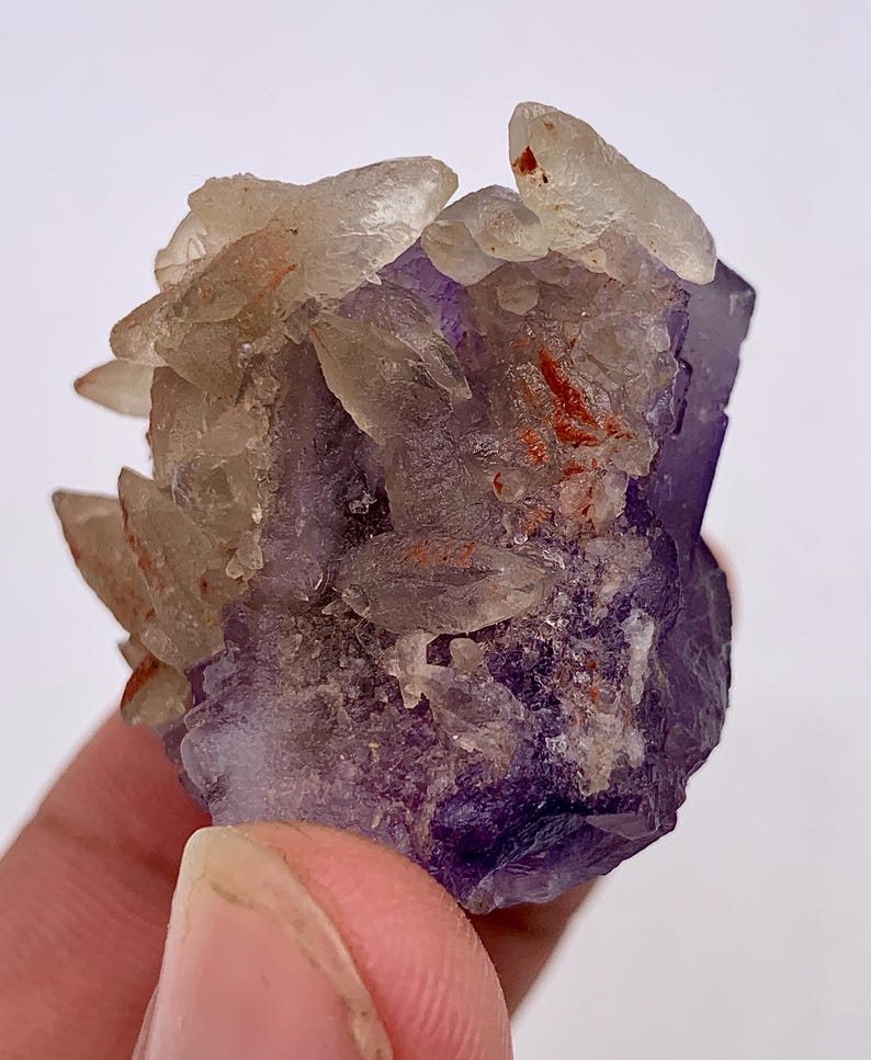 265 Carat Purple Fluorite Crystal Tower, Rare Specimen - Etsy
