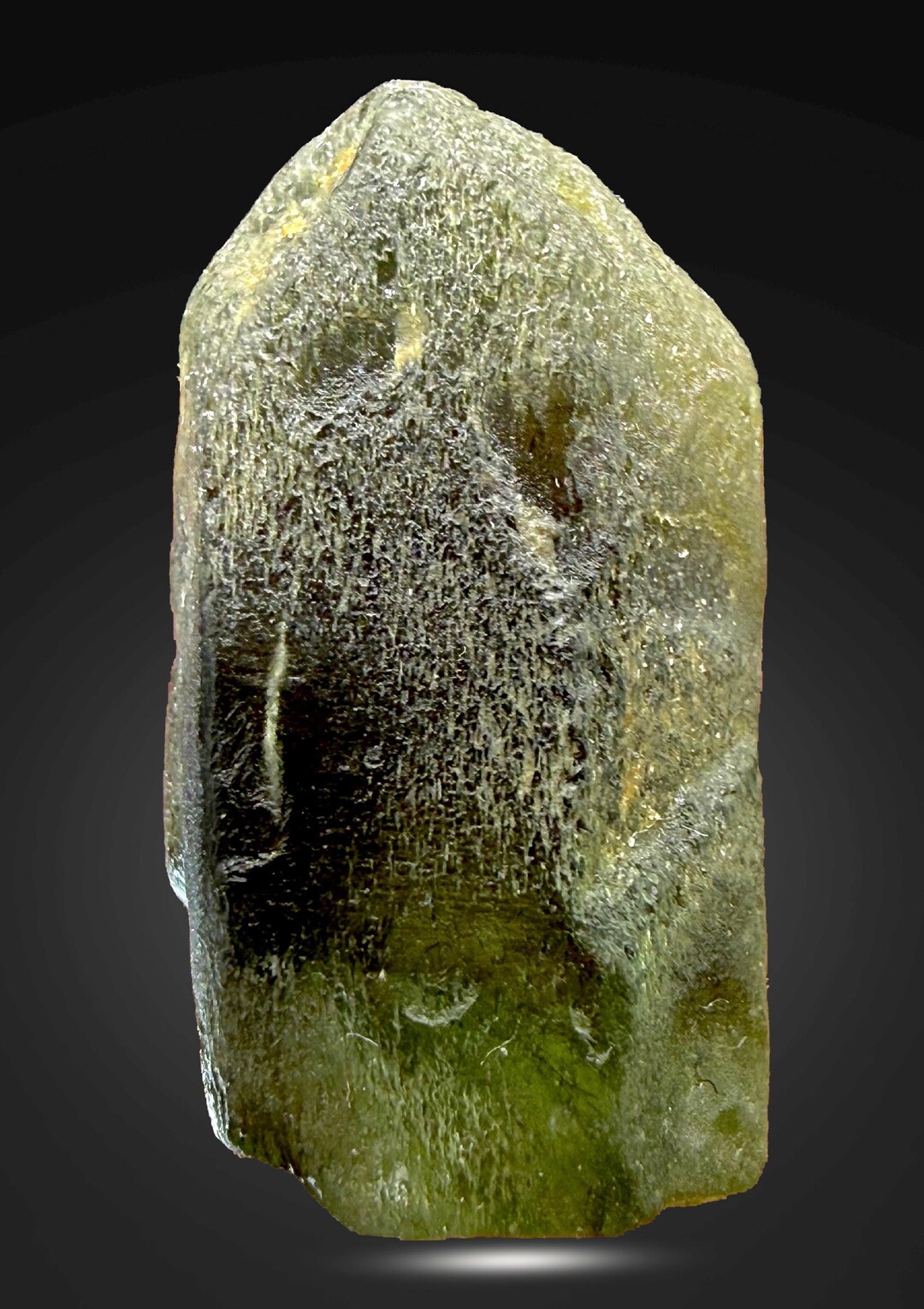 43 Carat Raw Peridot With Rare Ludwigite Crystal Specimen : Uncut ...