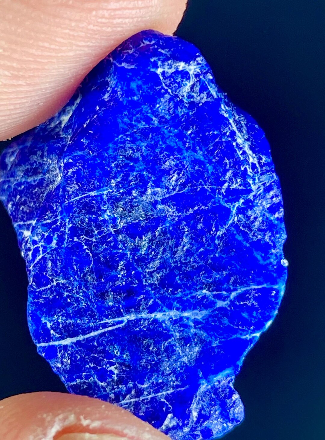 41 Carat Raw Lazurite Crystal | Deep Blue Healing Stone - Etsy