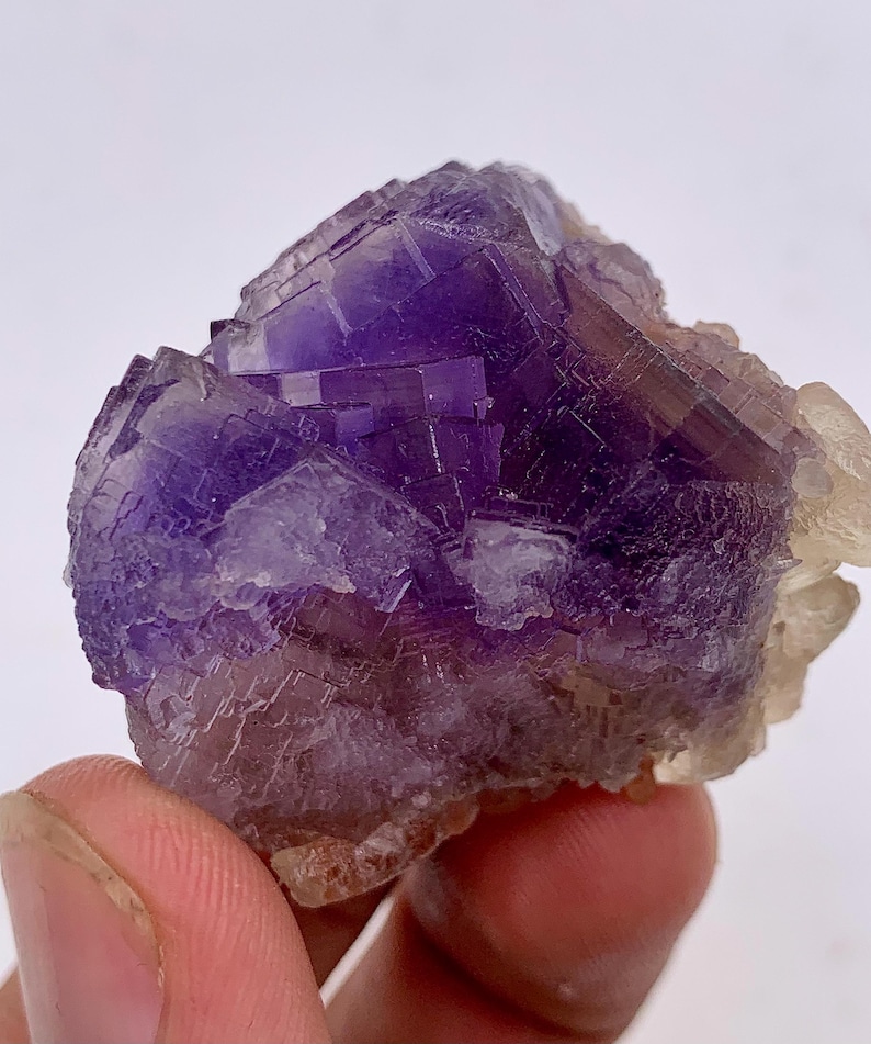 265 Carat Purple Fluorite Crystal Tower, Rare Specimen - Etsy