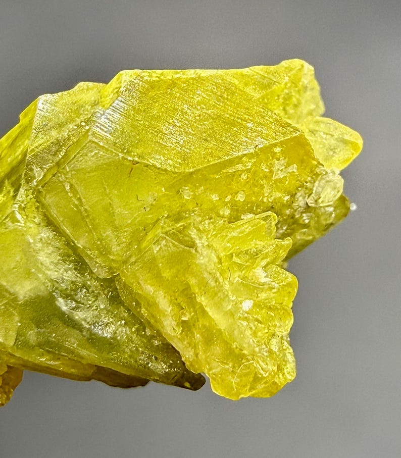 10 Carat Raw Yellow Sphene Crystal Rare Titanite Gemstone - Etsy UK