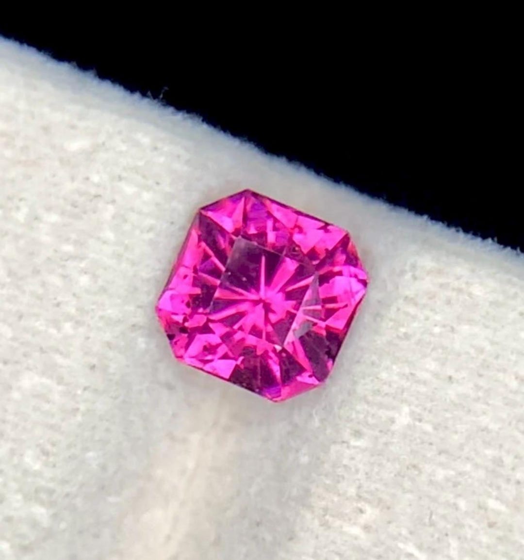 1.20 Crt Pink Garnet Gemstone, Fancy Cut January Birthstone - Etsy