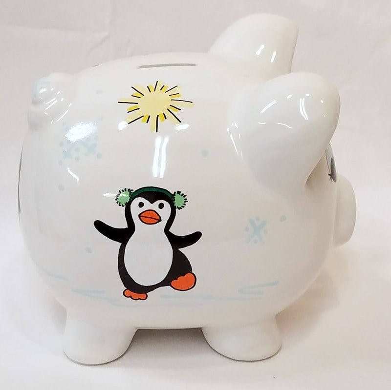Penguin Piggy Bank For Sale at Sherman Aragon blog