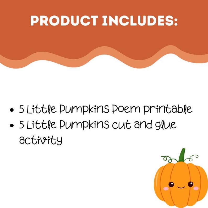 Halloween Five Little Pumpkins Art Activity, Halloween Craft for ...