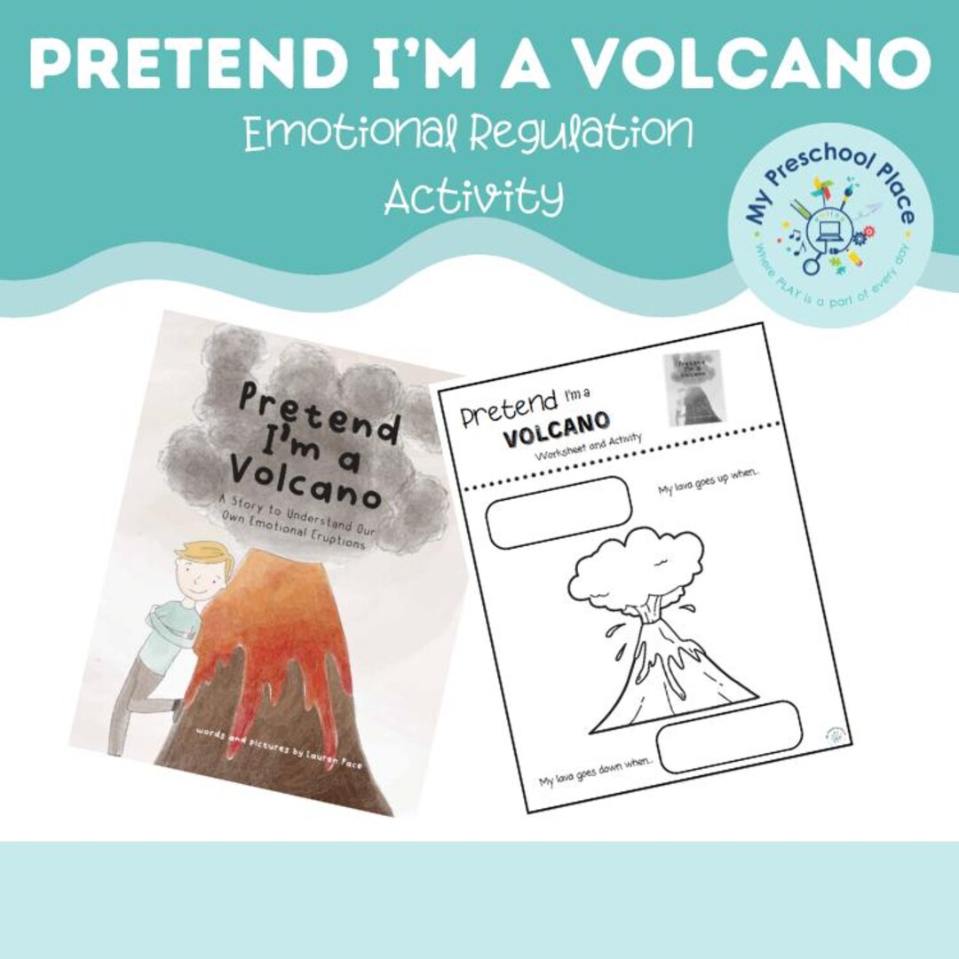 Pretend I'm A Volcano Emotional Regulation Activity, Social Emotional ...