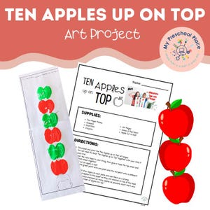 Ten Apples up on Top Art Project: Dr. Seuss Lesson Plan (PDF) - Etsy