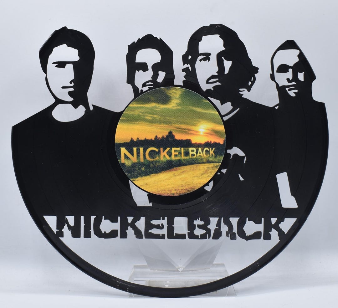 Nickelback, B290 Custom Laser Cut Vinyl Records, Twill Coaster Image - Etsy
