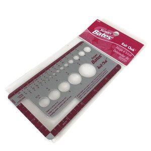 Susan Bates Gauge Knit Chek Knitting Needle Gauge Knitting Ruler - Etsy