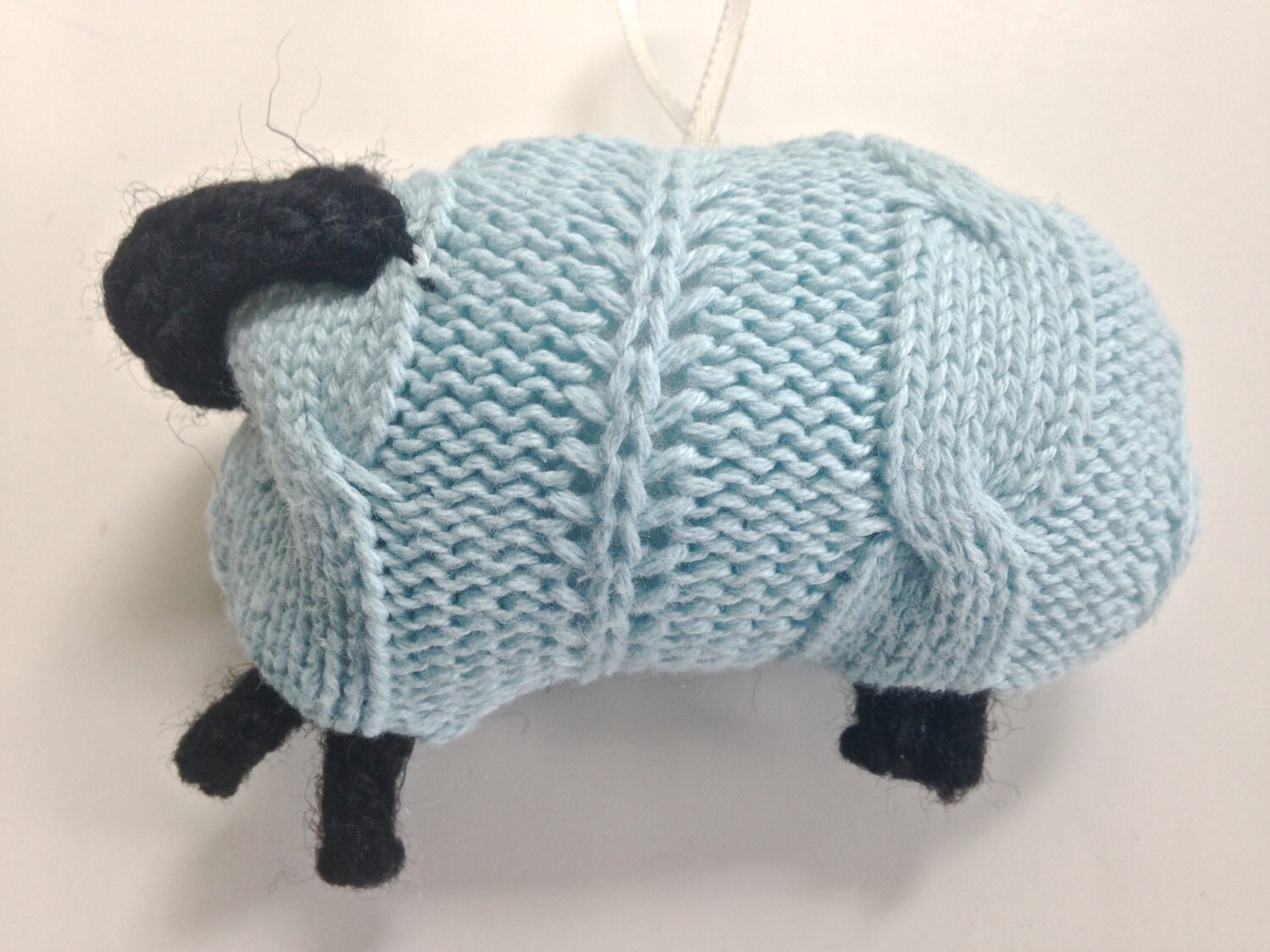 Knit Sheep Ornament Holiday Christmas Tree Ornament - Etsy Australia