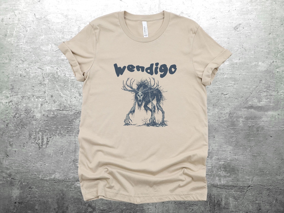 Wendigo Shirt, Cryptids T-shirt, Folklore Shirt, Horror, Scary ...