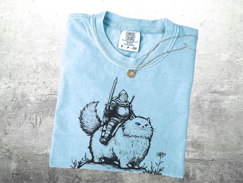 Funny Cat Meme Shirt, Medieval, Vintage Graphic, Oversize, Womens, Men ...