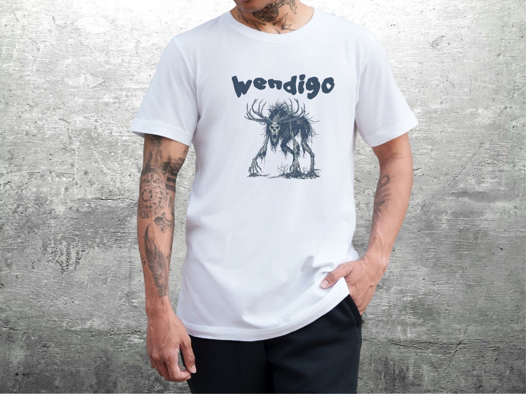 Wendigo Shirt, Cryptids T-shirt, Folklore Shirt, Horror, Scary ...