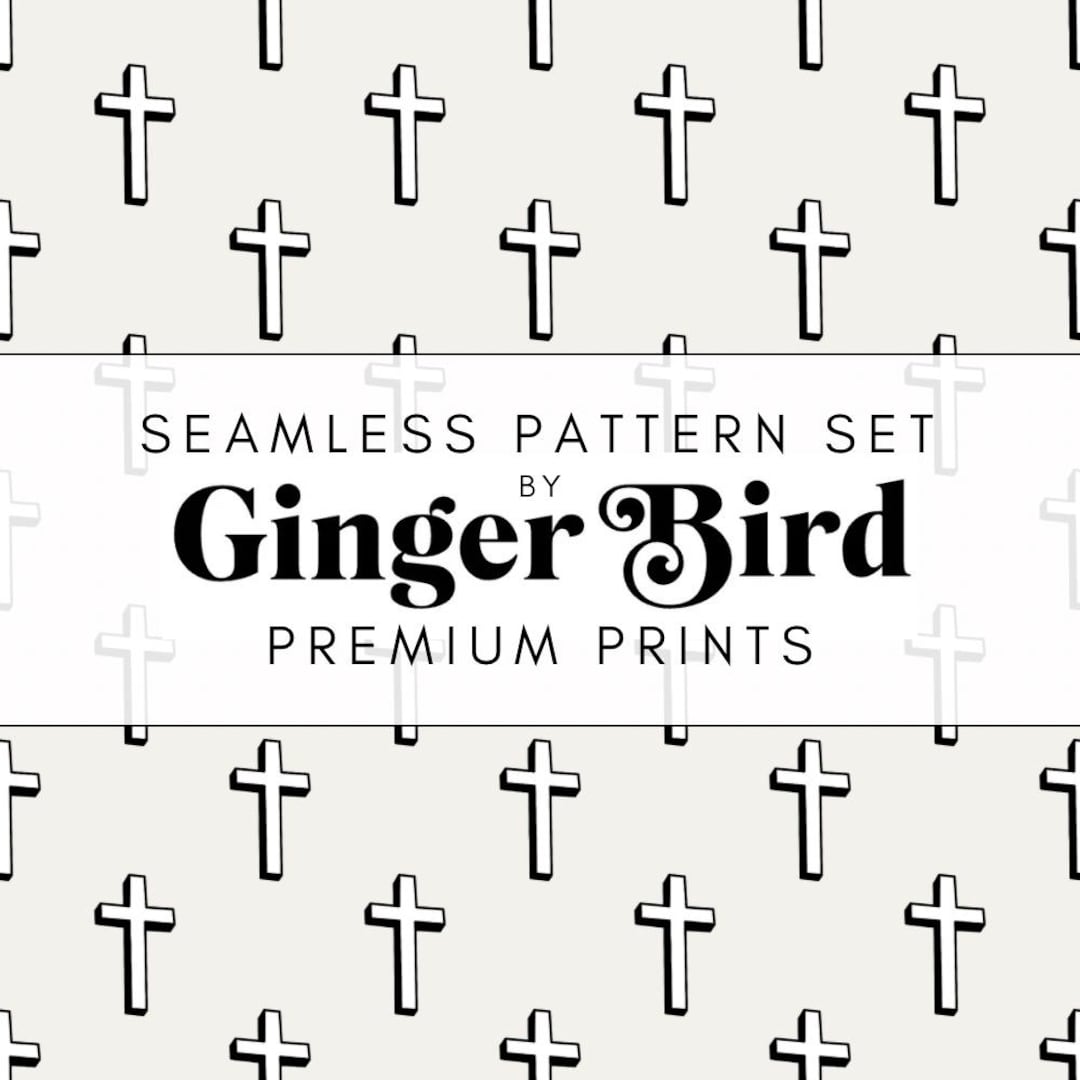 Minimalist White Cross Seamless Pattern – 3D Christian Digital Paper ...