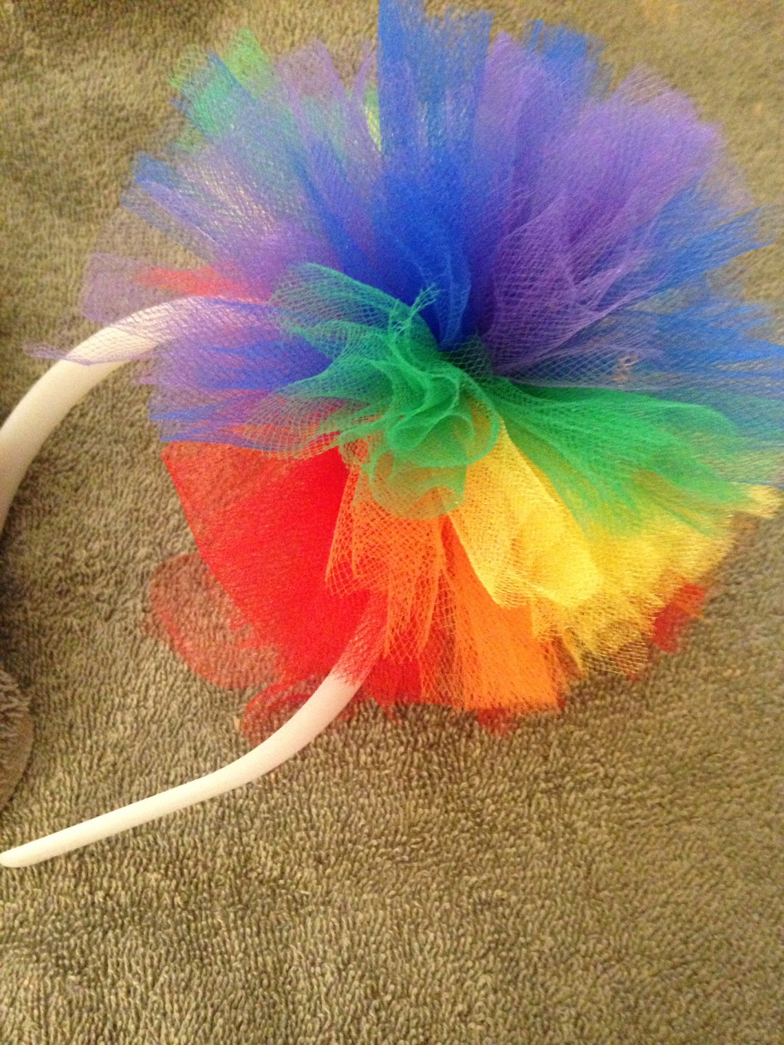 Pride Festival Headband LGBTQ headband Rainbow Tulle - Etsy