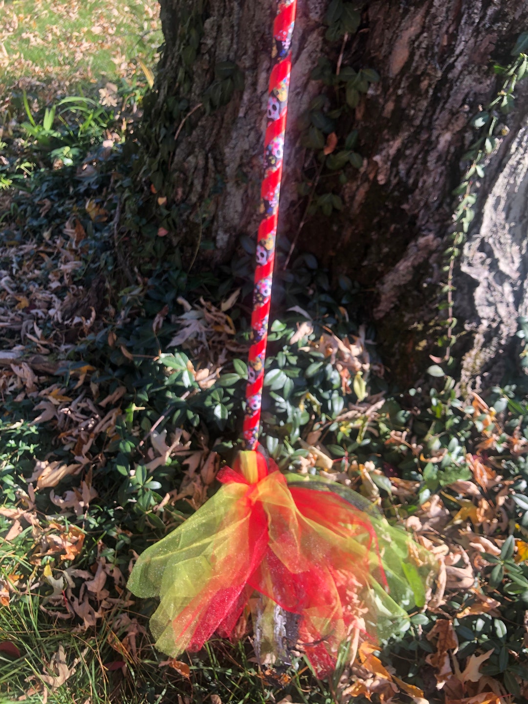 Tulle Broom - Day of the Dead Decoration - Etsy