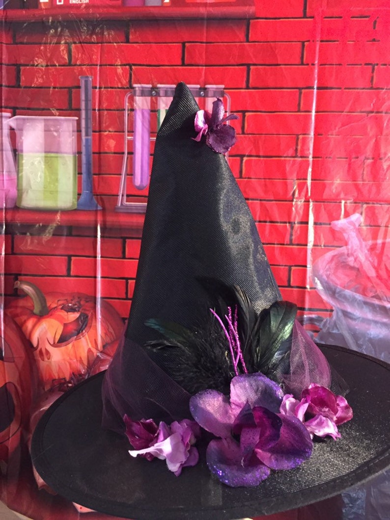 Girls Plum Witch Hat Matching Mother Hat Available. Mother - Etsy