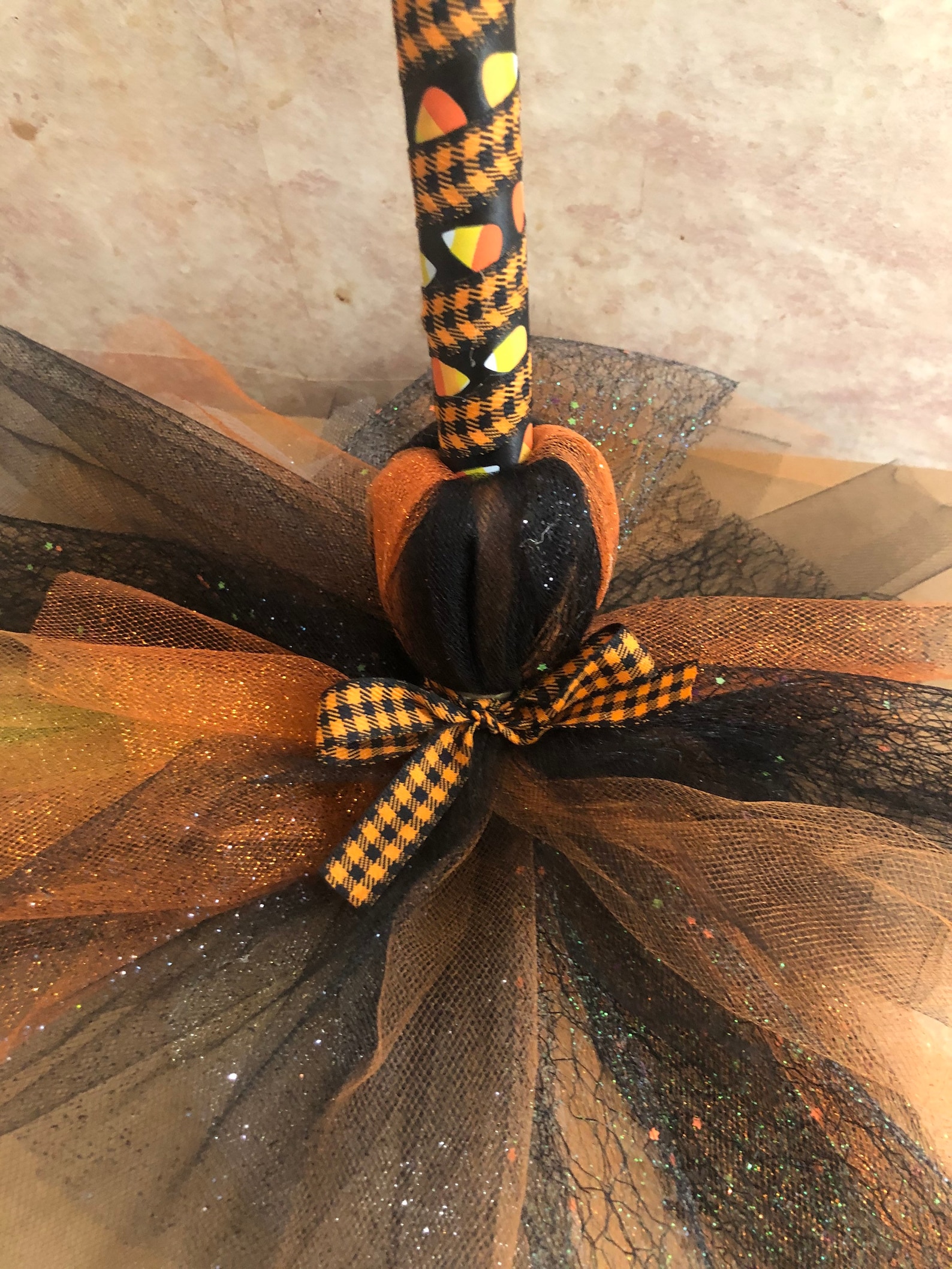 Tulle Witches Broom Witch Costume Broomstick Witch Broom - Etsy