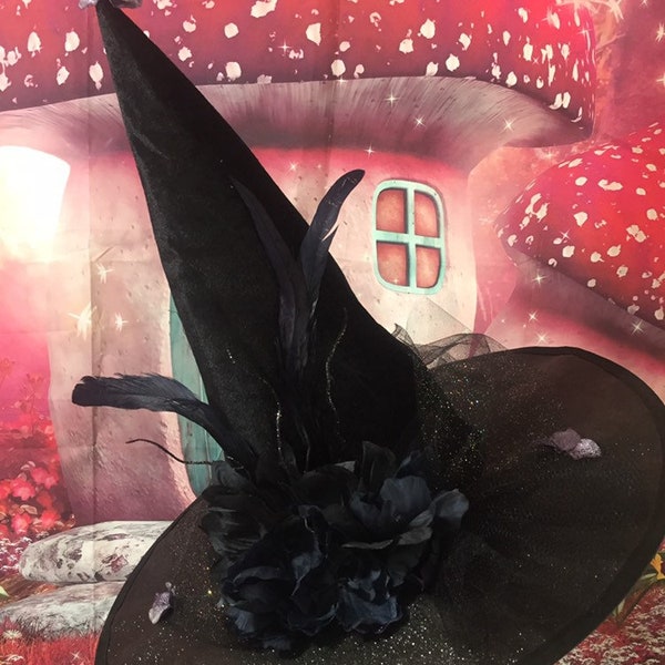 Curly Witch Hat - Etsy