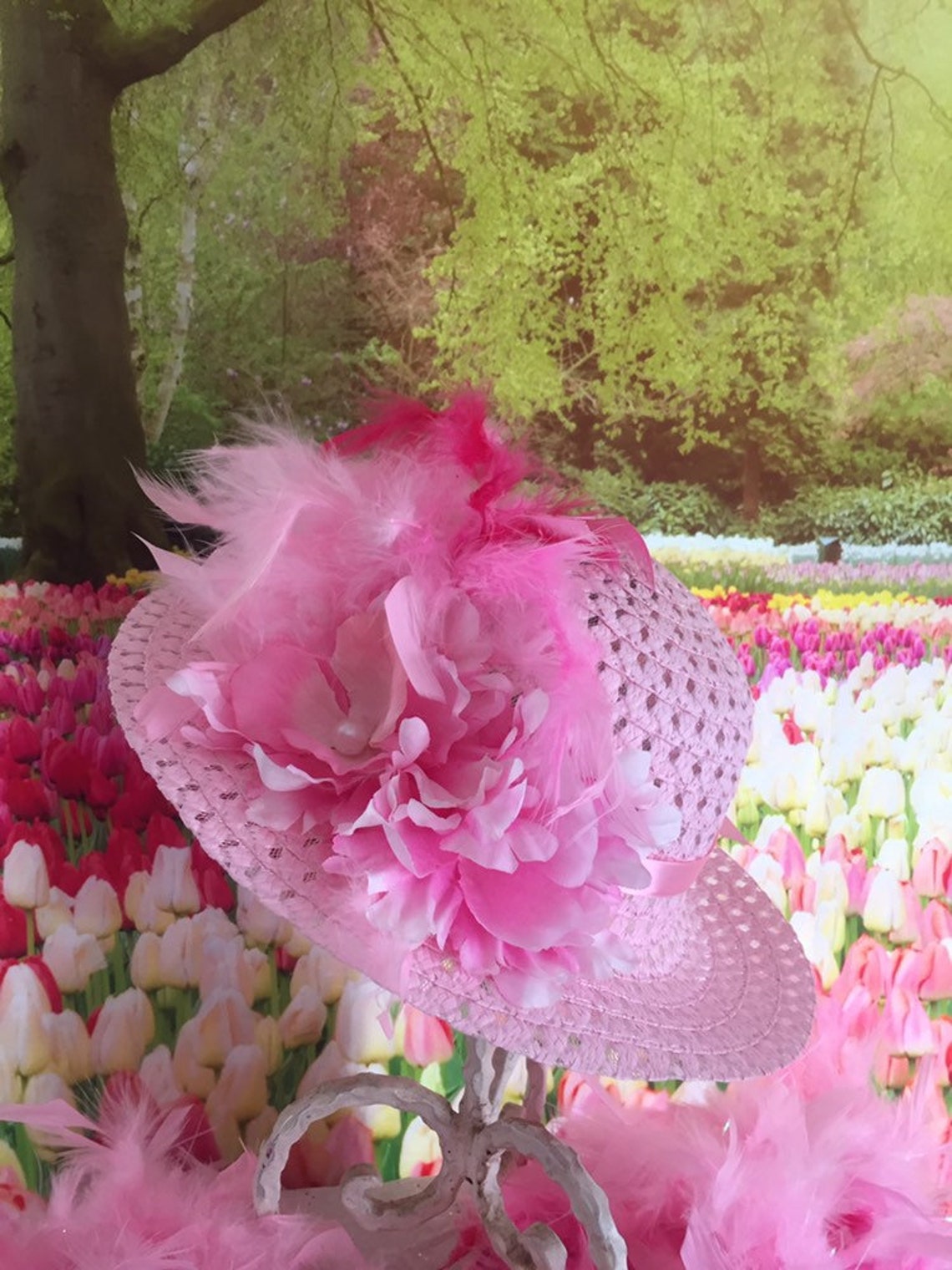 Girls Easter Hat Tea Party Hat Derby Hat Flower Girl Hat - Etsy