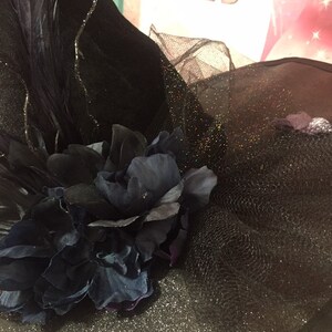 Moonlight Mystique Witch Hat - Costume Witch Hat - Black and Navy Blue ...