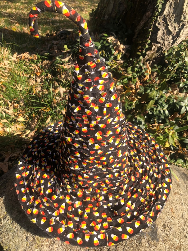 Candy Corn Witch Hat - Etsy